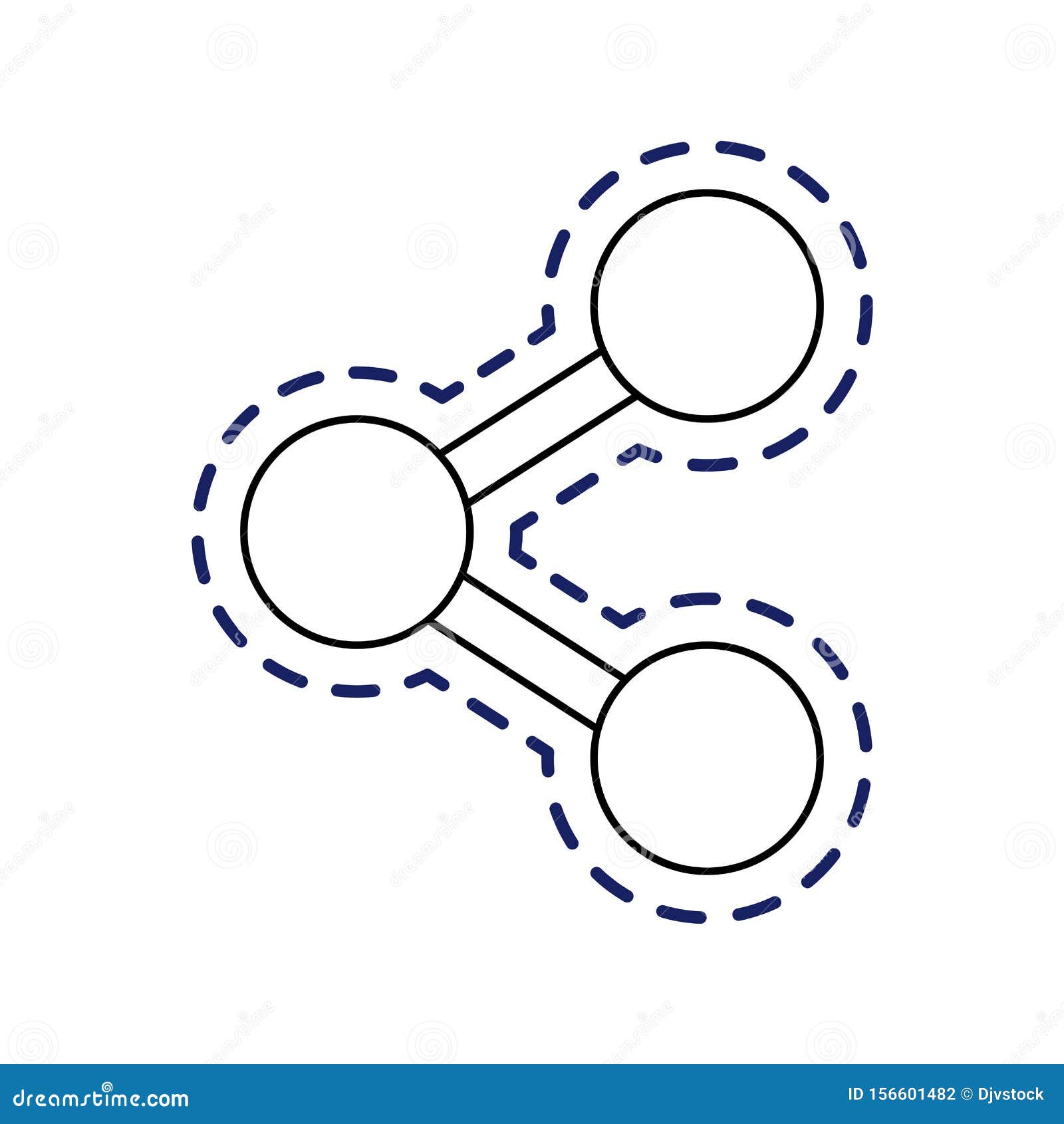 Patch of Share Publish Symbol Isolated Icon Stock Illustration ...