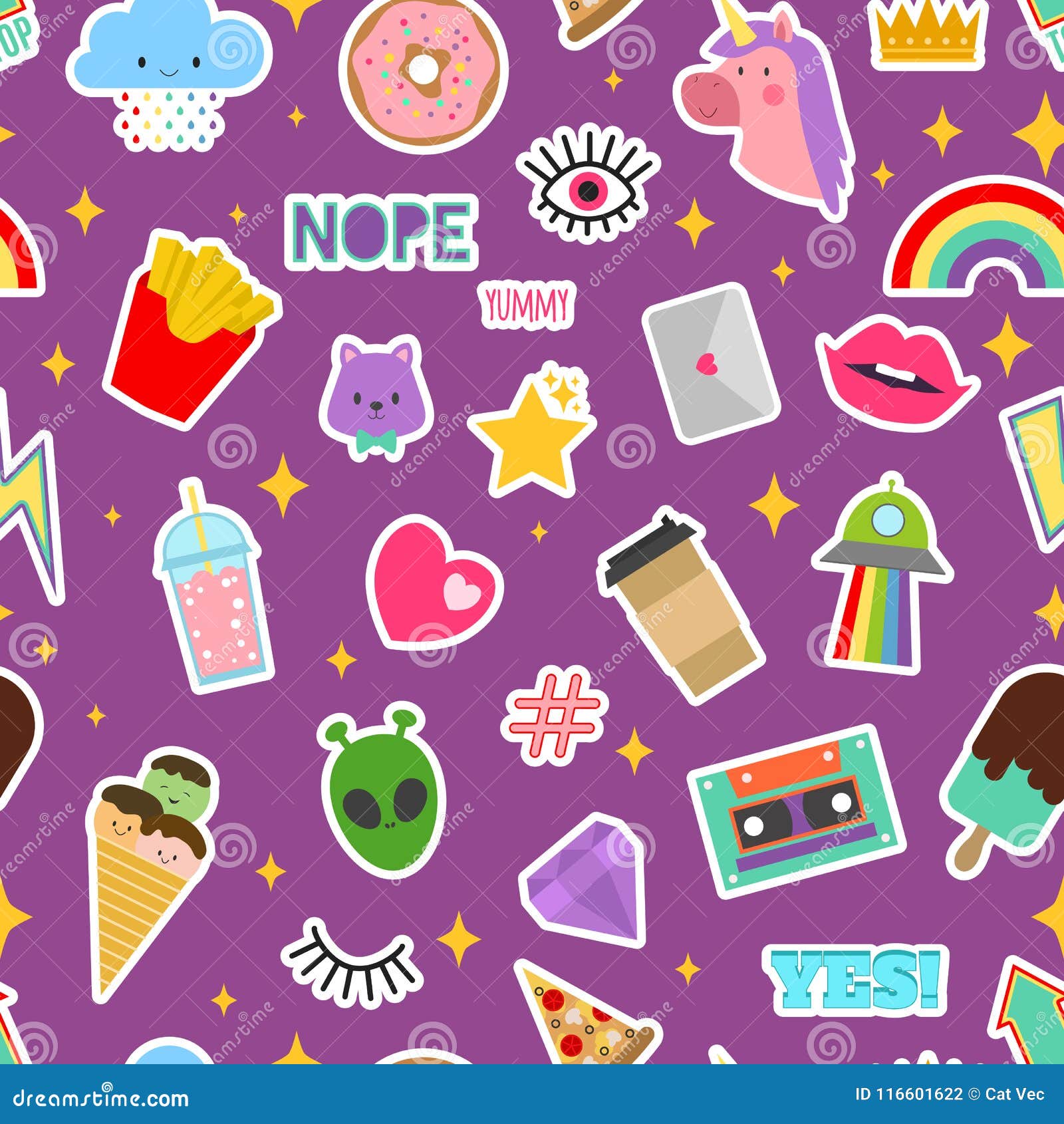 Patch Stickers Vector Sticky Patching Badge Or Embroidery For Patchwork ...