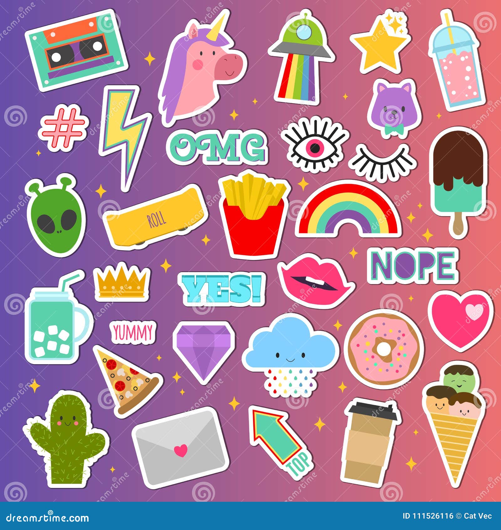 Patch Stickers Vector Sticky Patching Badge Or Embroidery For Patchwork ...