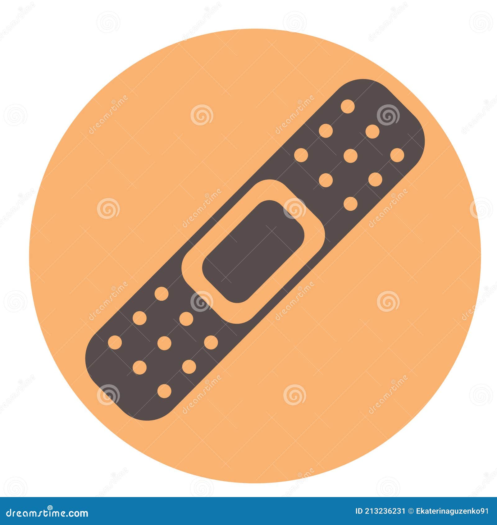 Patch vector illustration stock vector. Illustration of heal - 213236231