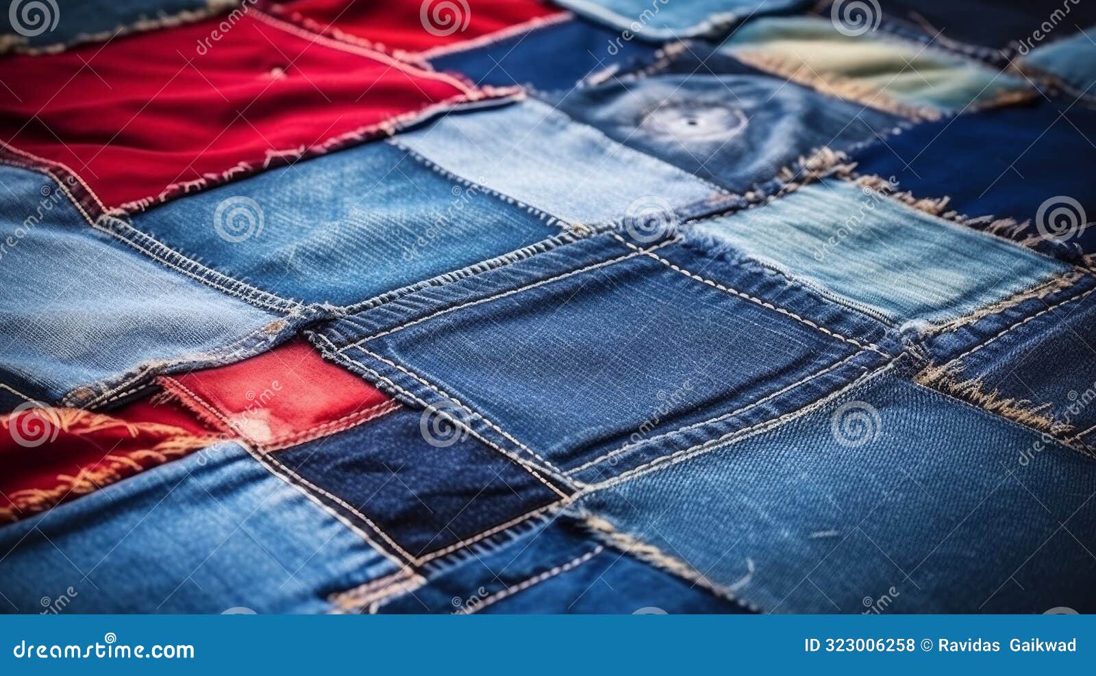 Denim Material Stock Image | CartoonDealer.com #6178309