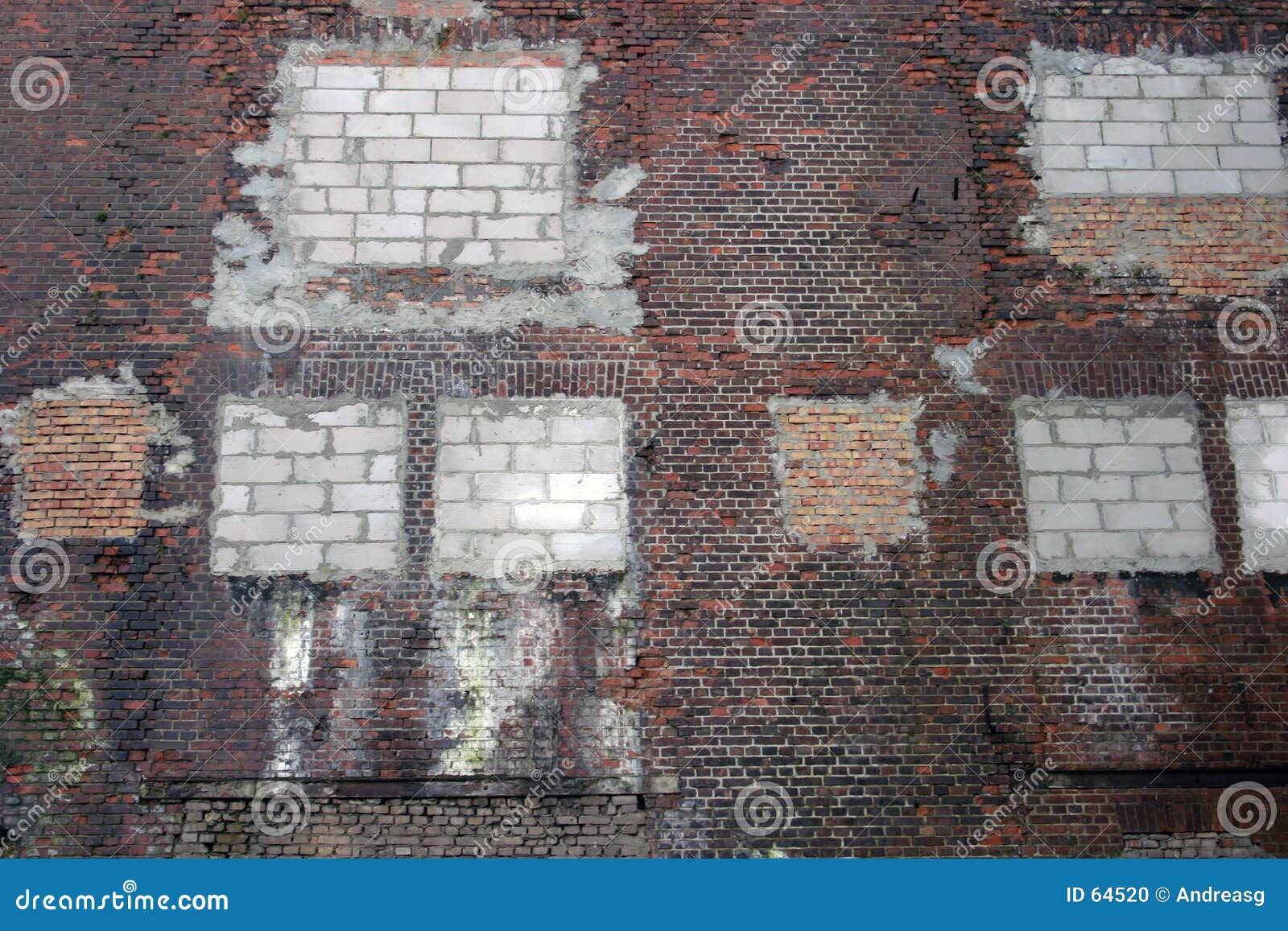Patched wall stock photo. Image of texture, repair, wall - 64520