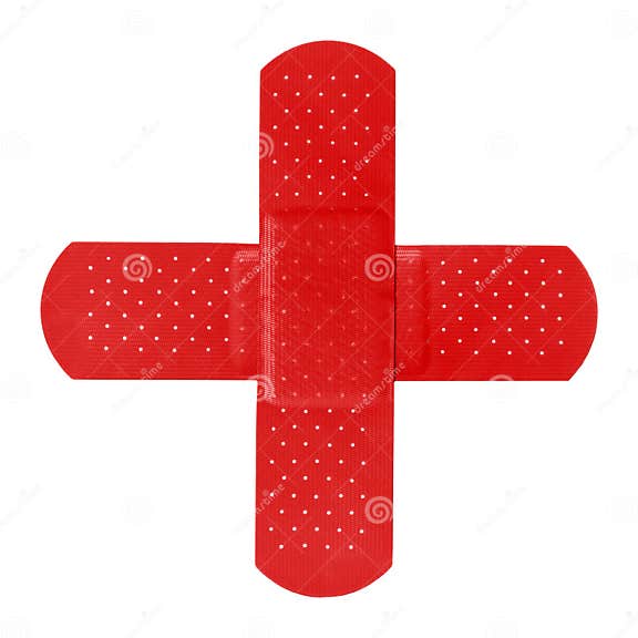 Patches Forming a Red Cross Editorial Stock Image - Image of harm ...