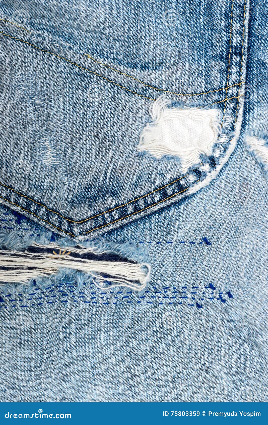 Patches Jean Texture Background Stock Image - Image of detailed ...