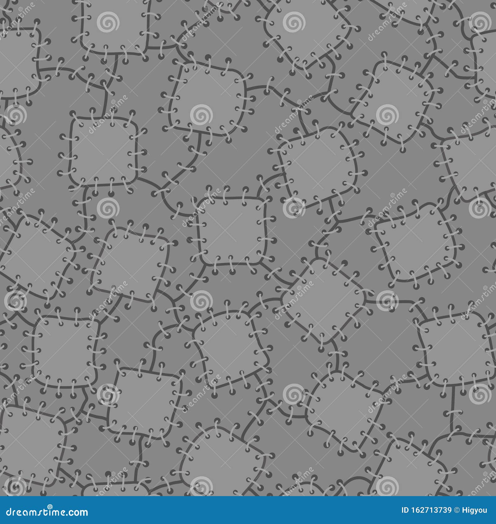 Patches Stitched Surface Texture Pattern Tile Stock Vector ...
