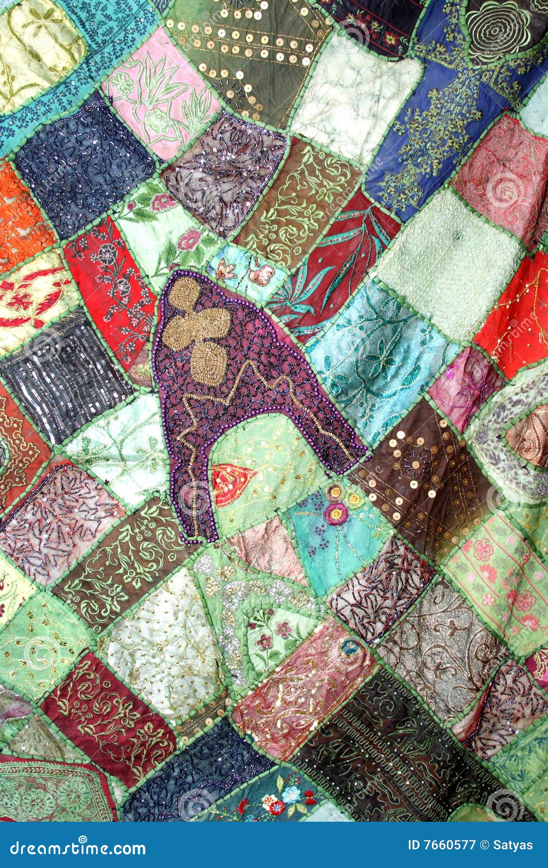 Patchwork stock image. Image of abstract, india, object - 7660577