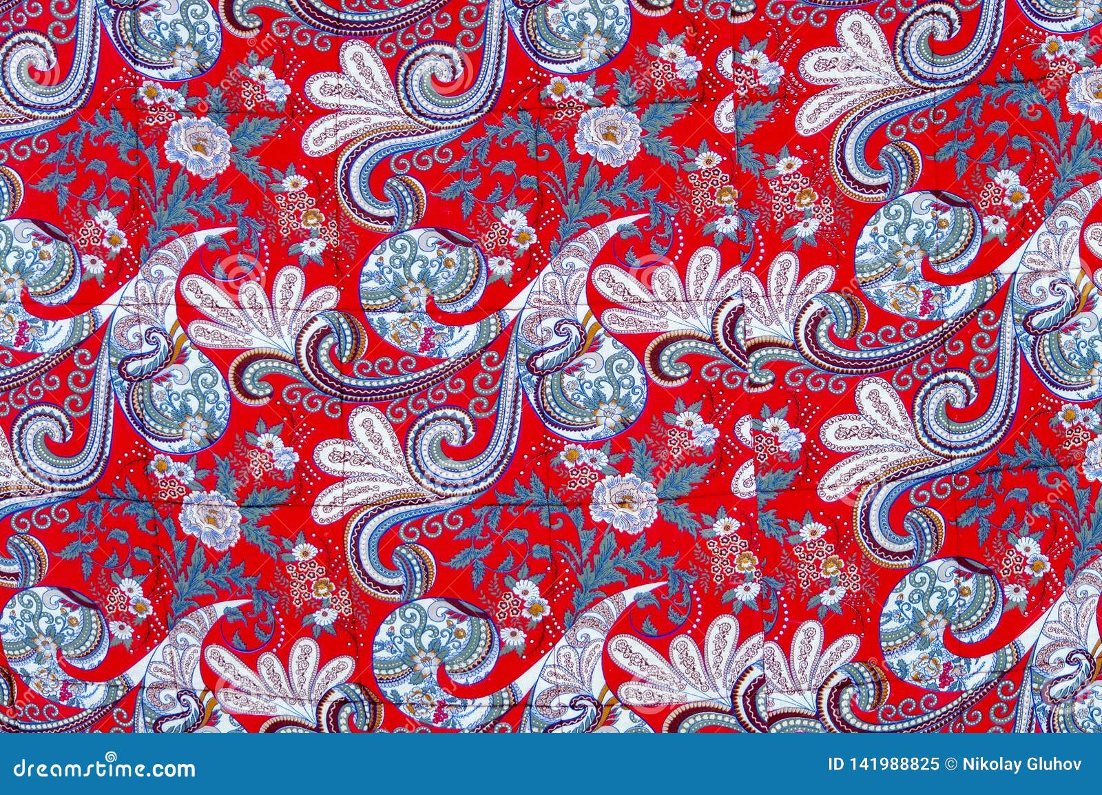 Patchwork Abstract Fabric Background Stock Image - Image of ethnic ...
