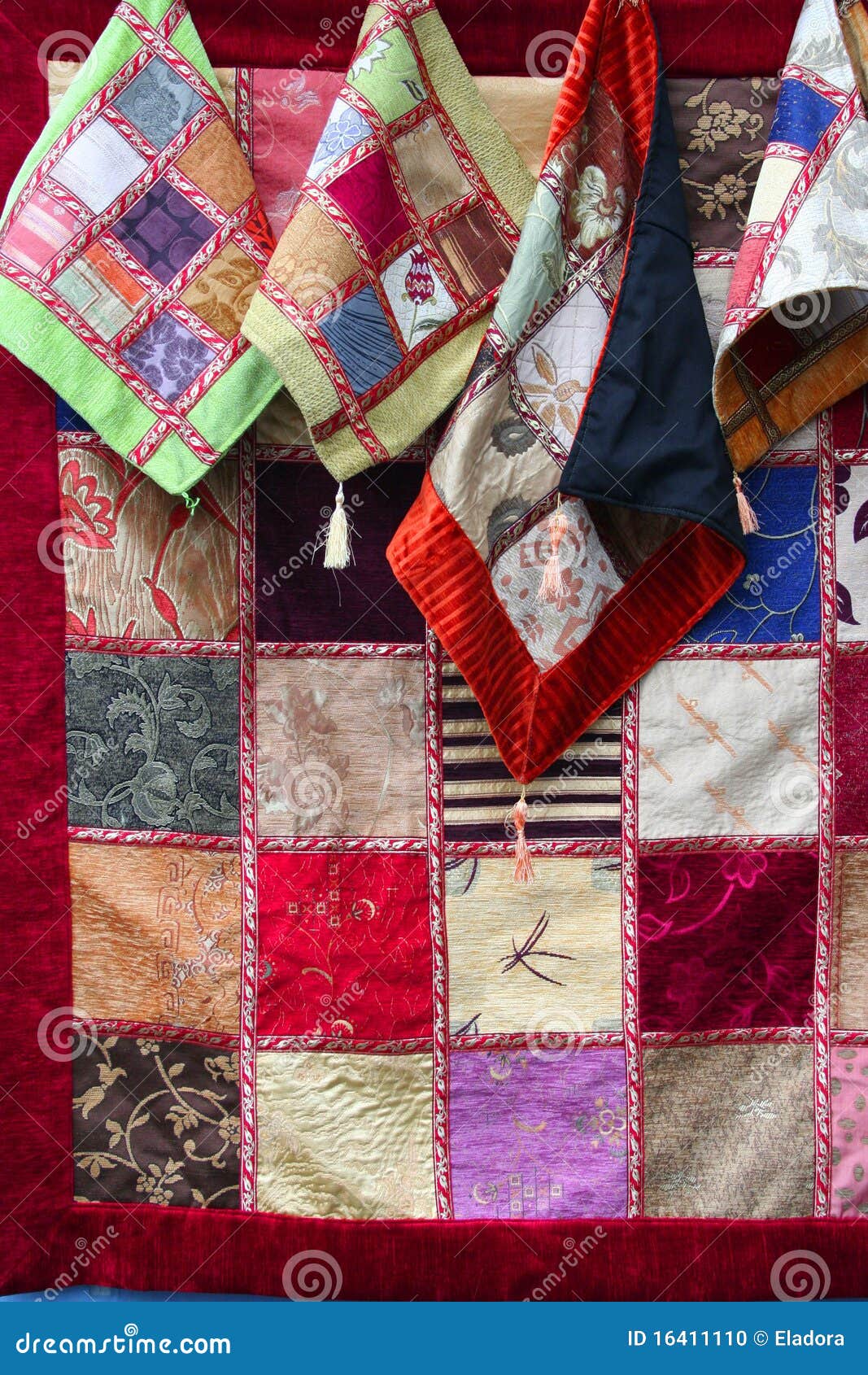 Patchwork as background stock photo. Image of material - 16411110