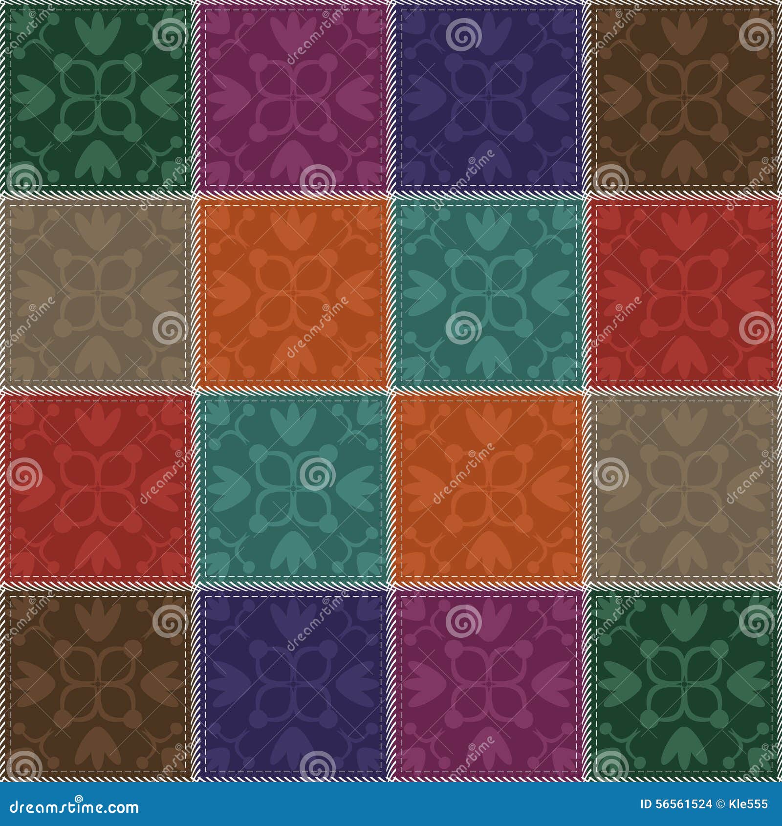 Patchwork background stock illustration. Illustration of craft - 56561524