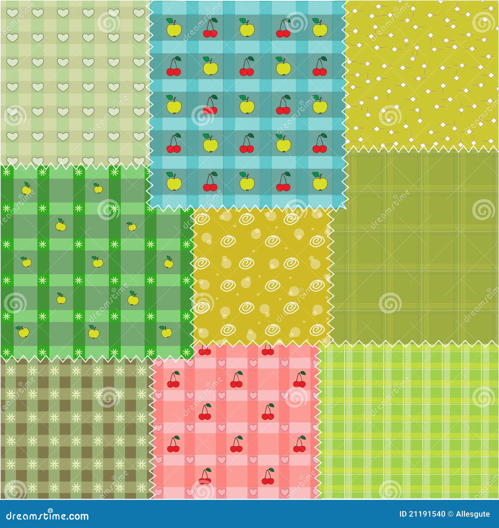 Patchwork Backgrounds Royalty-Free Cartoon | CartoonDealer.com #21191540