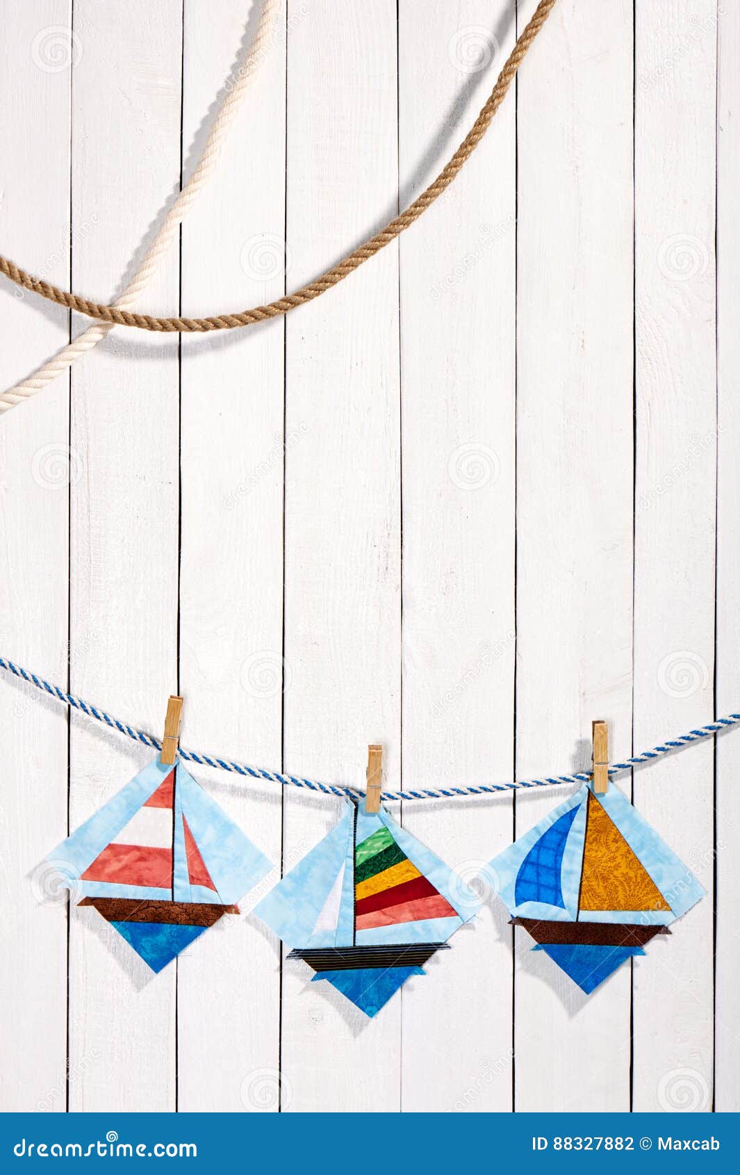 Rope On Blocks Royalty-Free Stock Photography | CartoonDealer.com #14281025