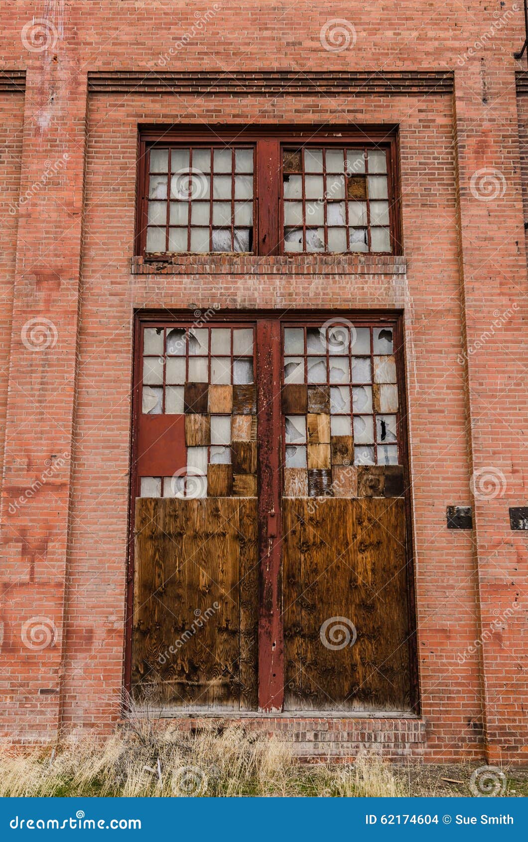 Patchwork Doors stock photo. Image of doors, boarded - 62174604