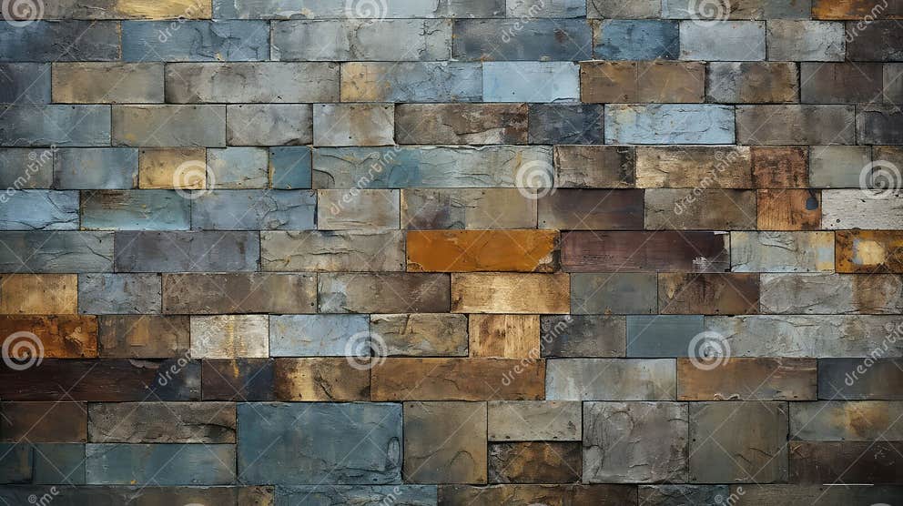 Patchwork Grunge Wall Background Stock Image - Image of bricks, urban ...