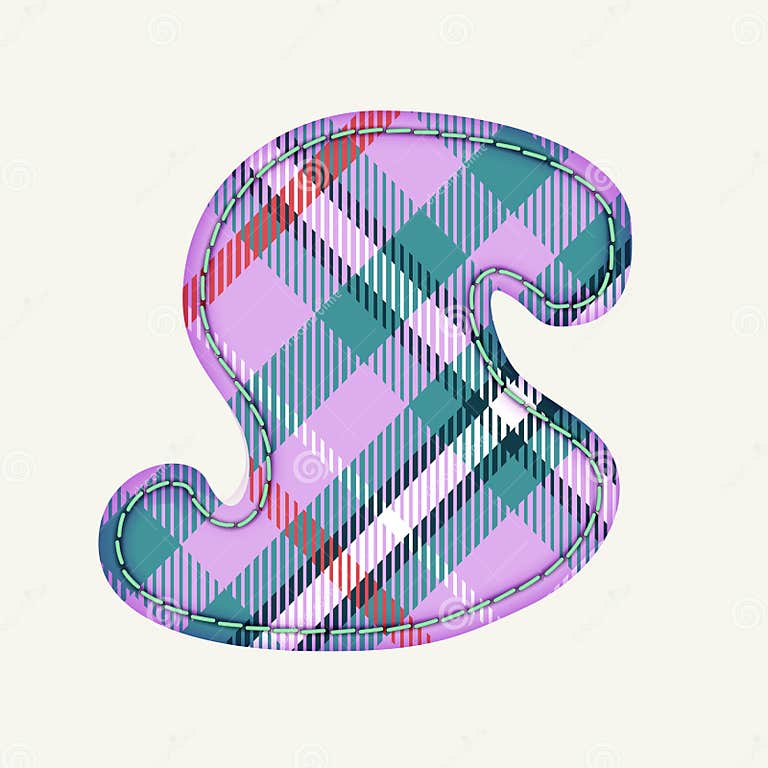 Patchwork Hand Drawn Textile Font. Cute Textile Font for Scrapbook or ...