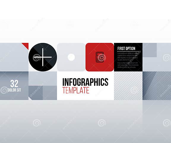 Patchwork Horizontal Rectangle Template in Modern Business Style Stock ...