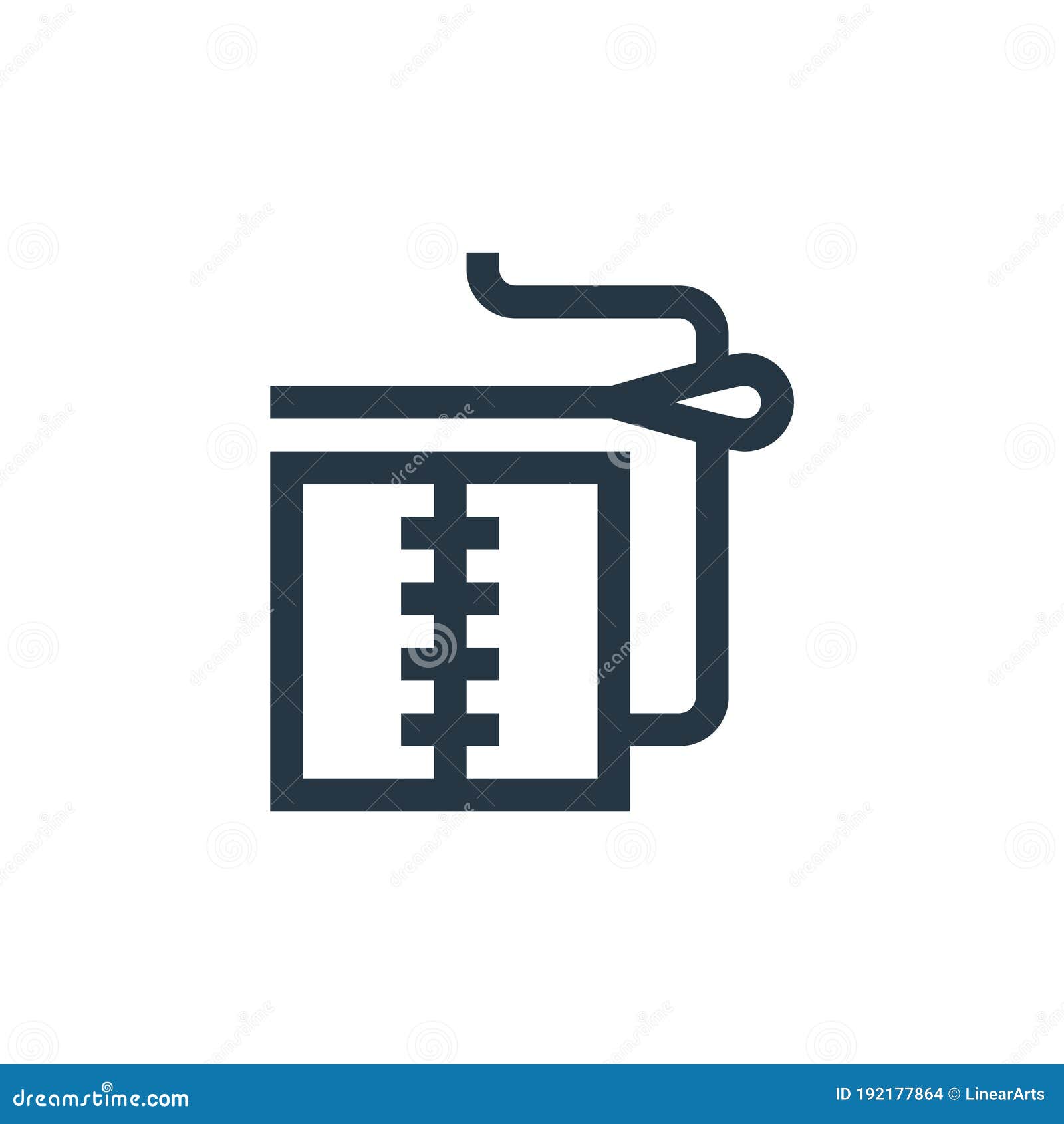 Patchwork Icon Vector from Handcrafts Concept. Thin Line Illustration ...