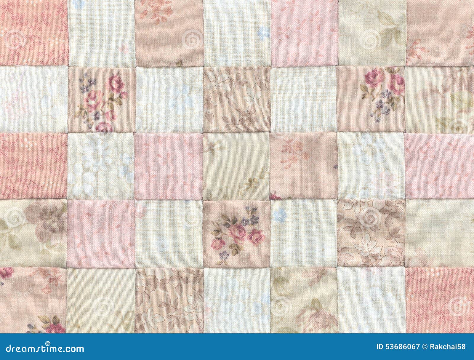Patchwork Quilt , Basic Pattern Square Stock Image - Image of pattern ...