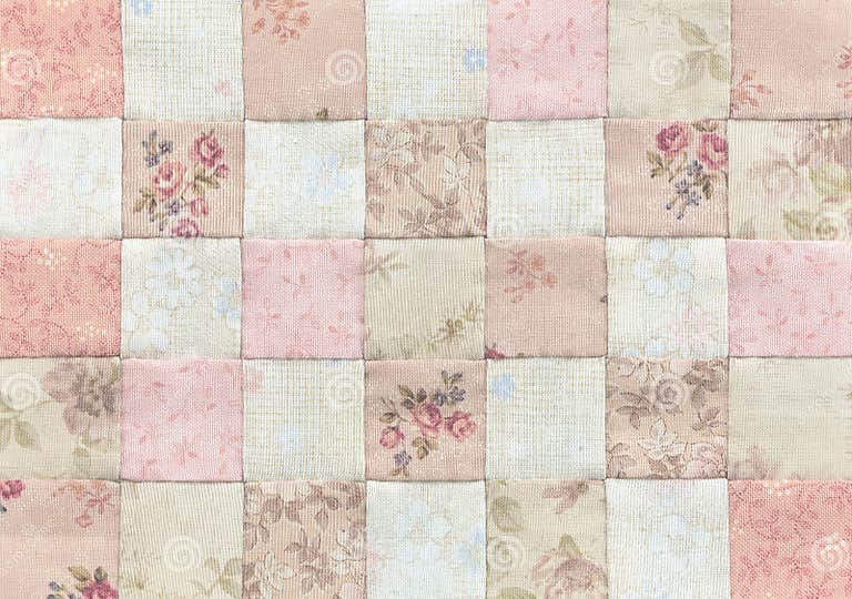 Patchwork Quilt , Basic Pattern Square Stock Image - Image of pattern ...