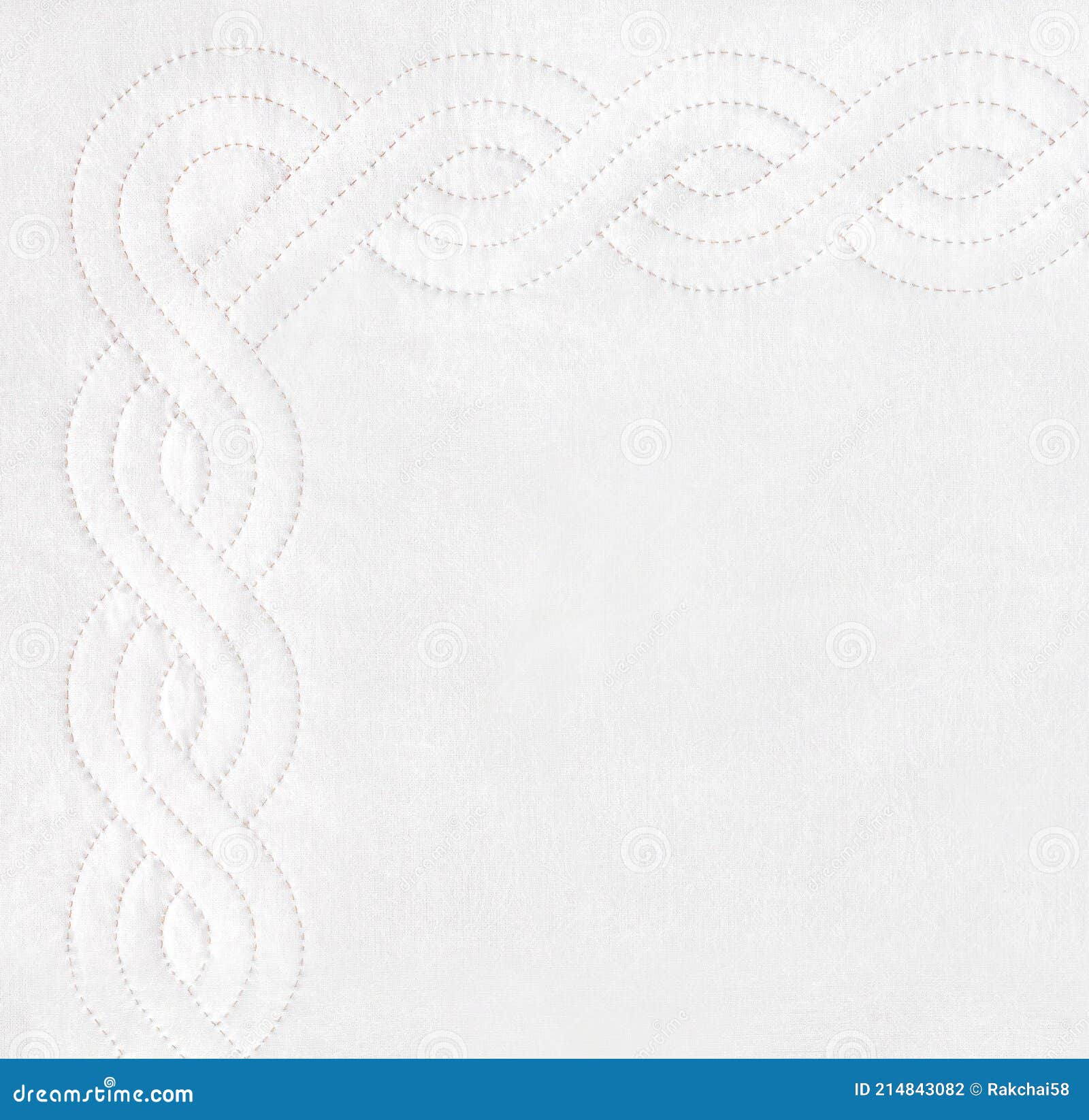 Patchwork Quilt , Basic Pattern. Unbroken Rope Stock Photo - Image of ...