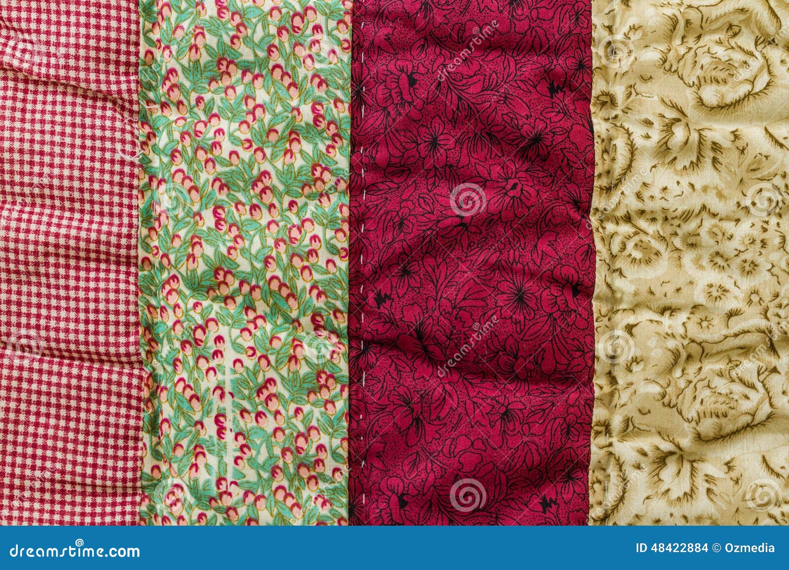 Patchwork Quilt stock photo. Image of design, colorful - 48422884