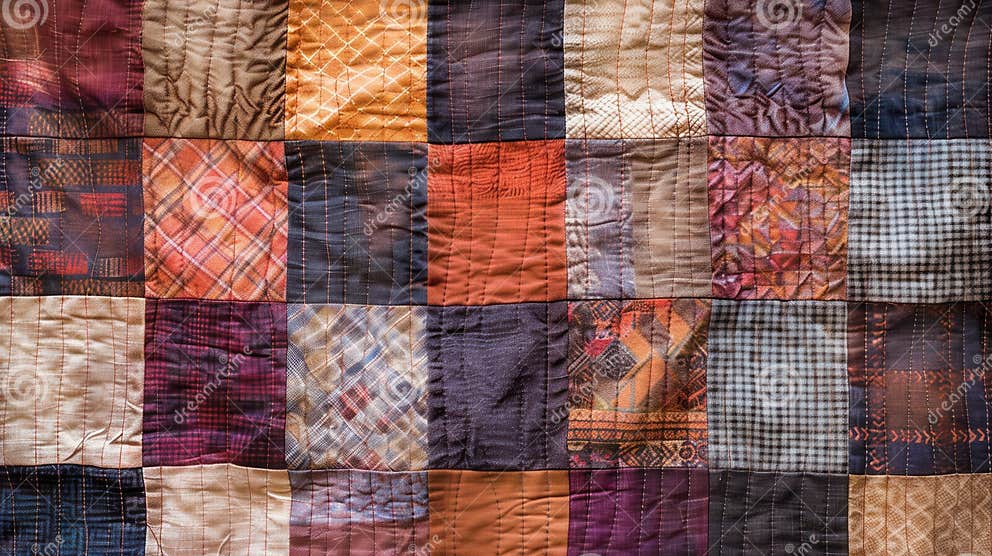 Patchwork Quilt Texture Abstract Background Stock Image - Image of traditional, colorful: 339384477