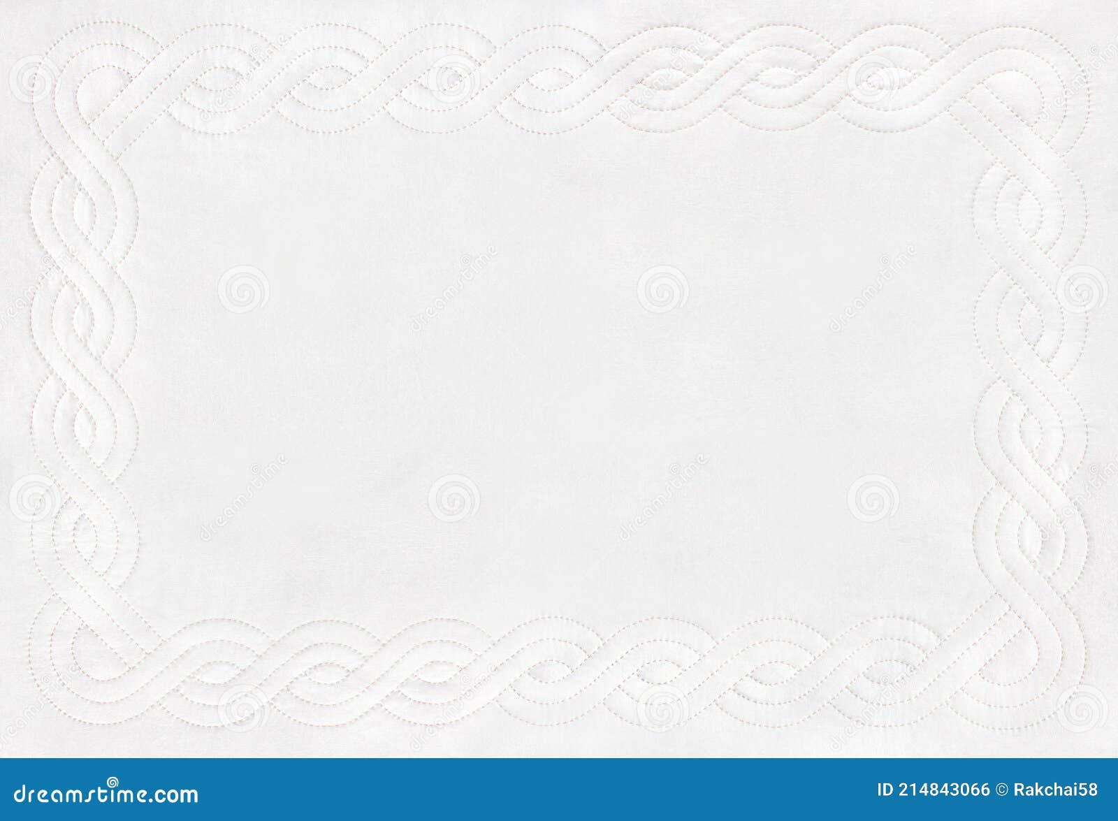 Patchwork Quilt ,Unbroken Rope. Quilting Borders Stock Illustration ...