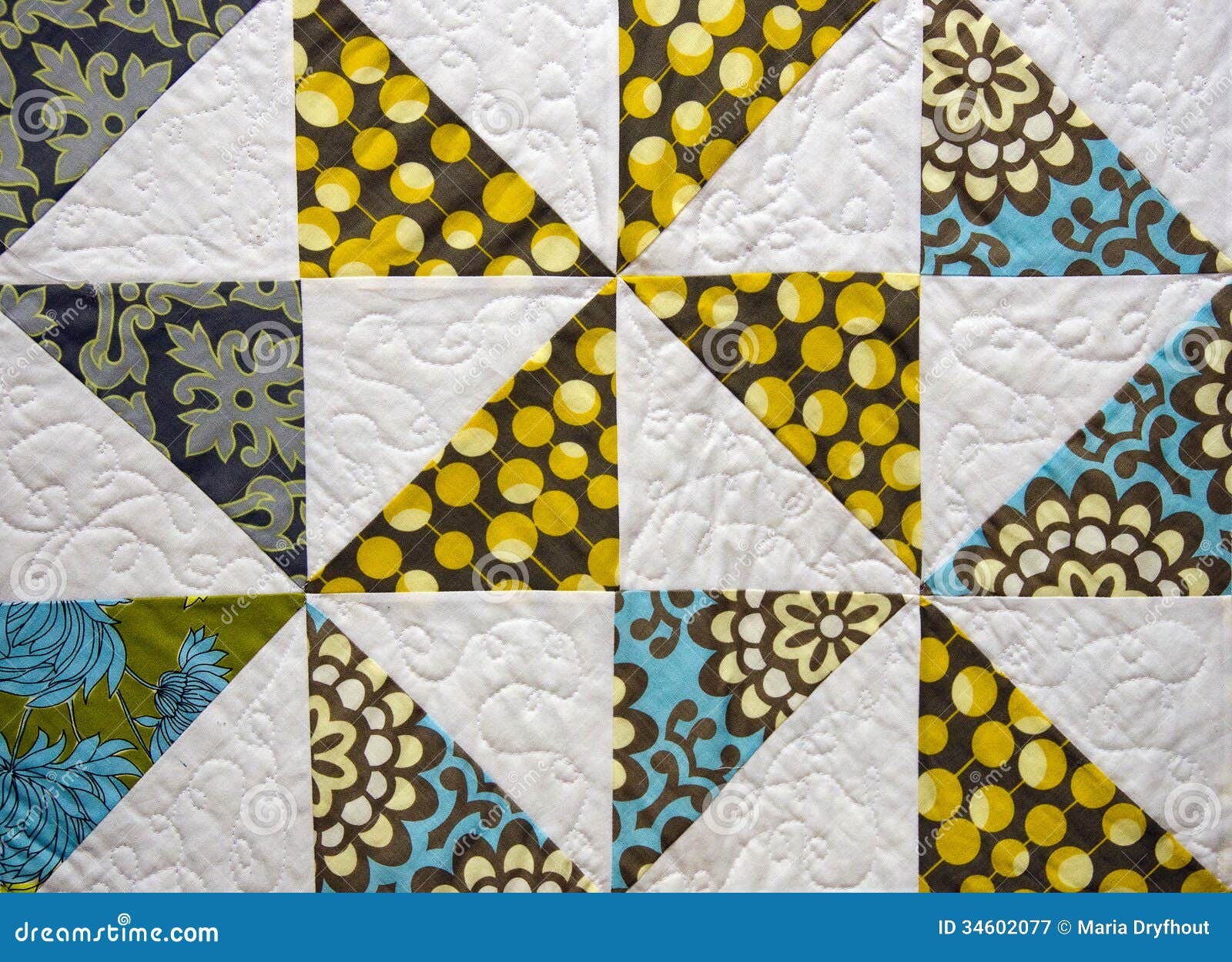 Patchwork quilt stock image. Image of square, pattern - 34602077