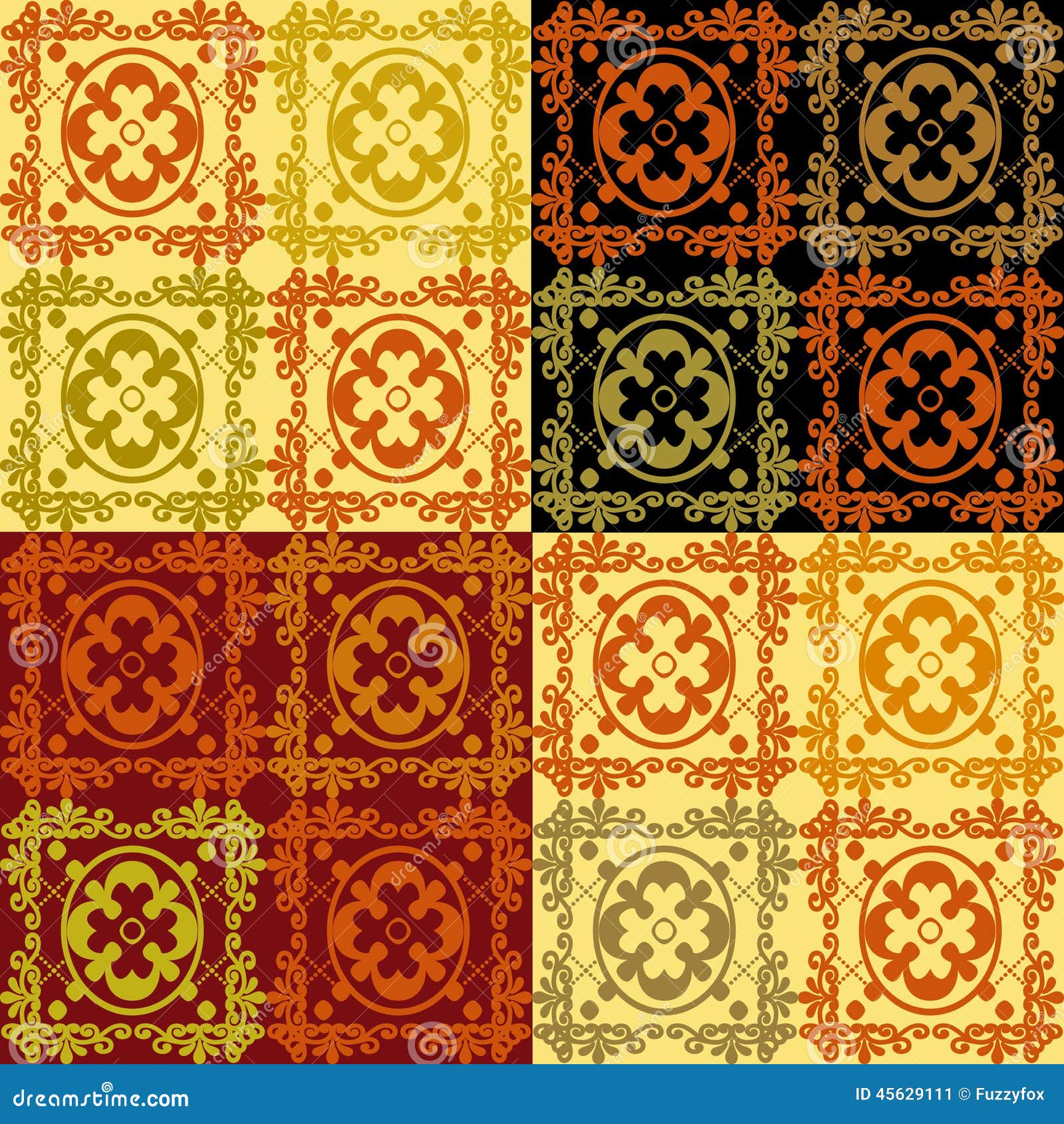 Patchwork Retro Texture Pattern Background Royalty-Free Stock ...