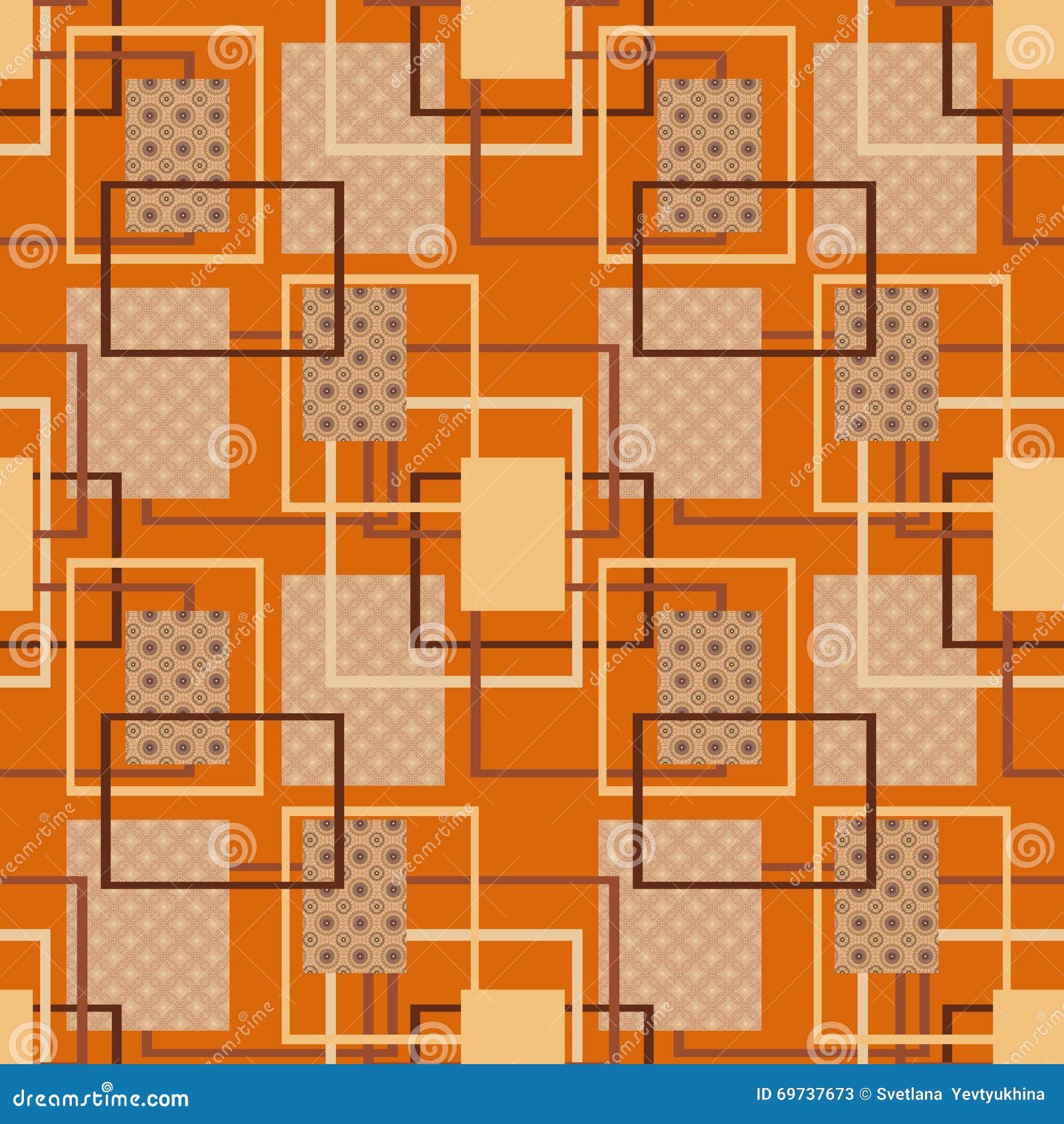 USA Map - Brown Orange Hue Colored On Dark Background. High Detailed ...