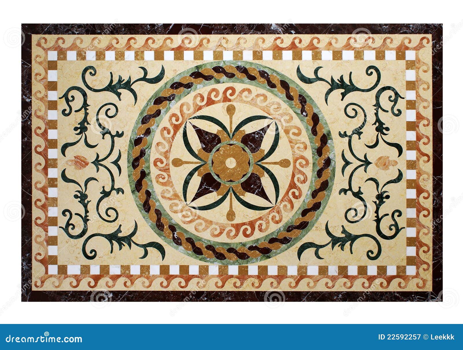 Patchwork Stone Material Craft Stock Image - Image of flower, pattern ...