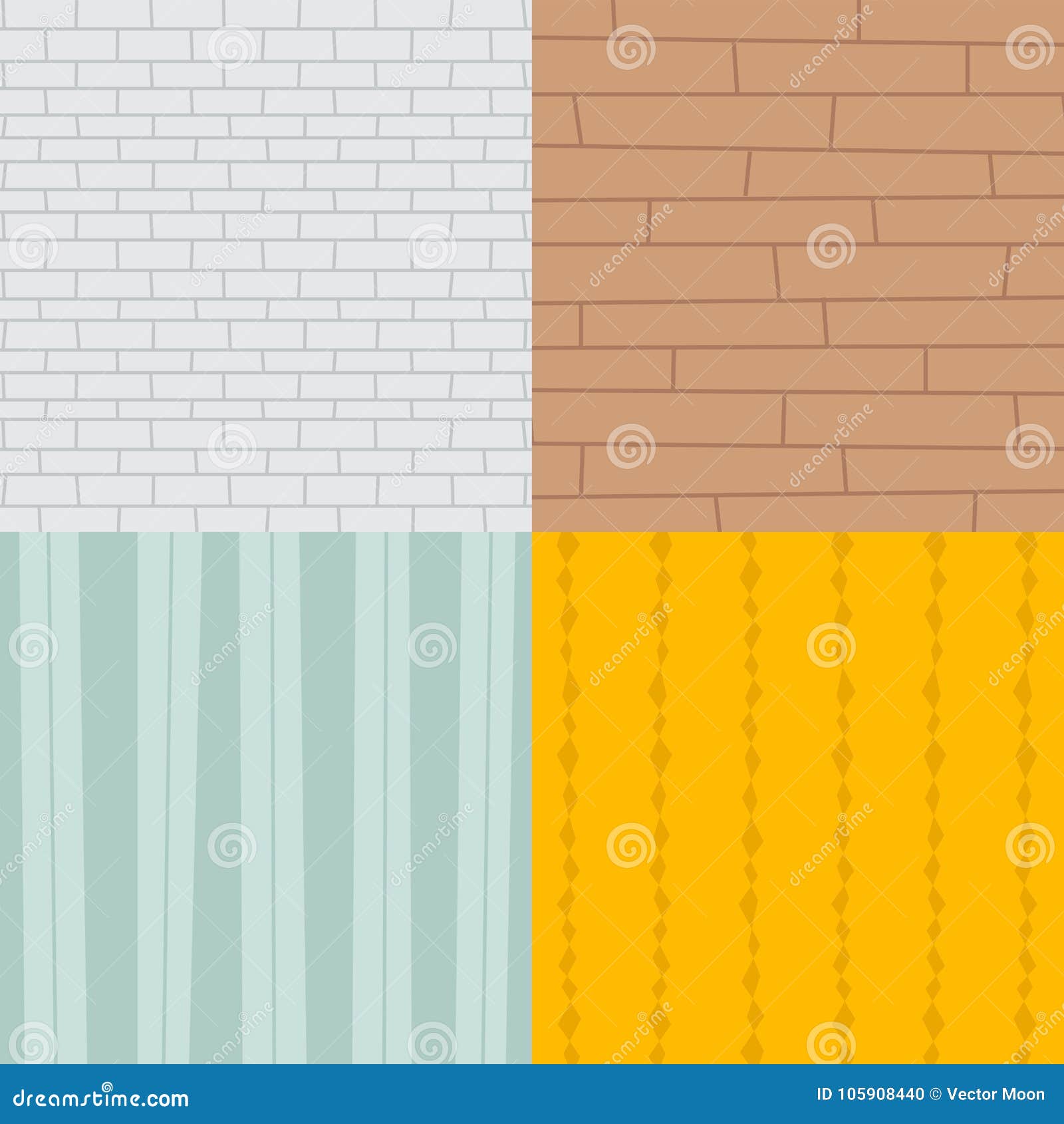 Patchwork Textile Brick Texture Seamless Clothes Pattern Background ...