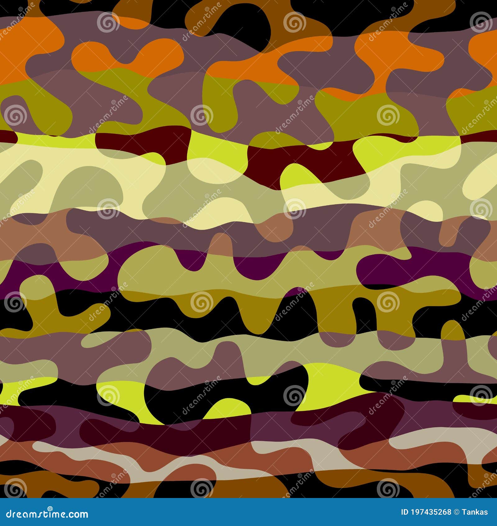 Patchwork Textile Pattern in Military Style. Vector Image. Stock Vector ...