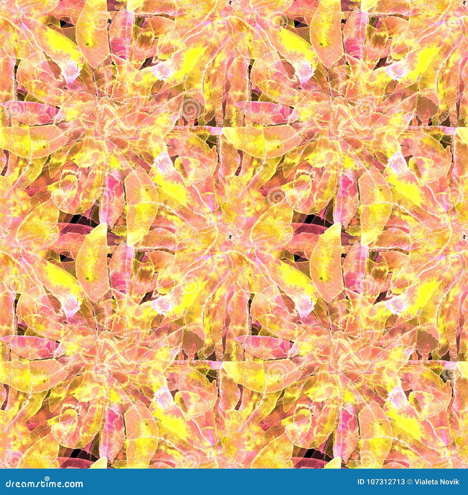 Patchwork Watercolor Seamless Pattern. Stock Illustration ...