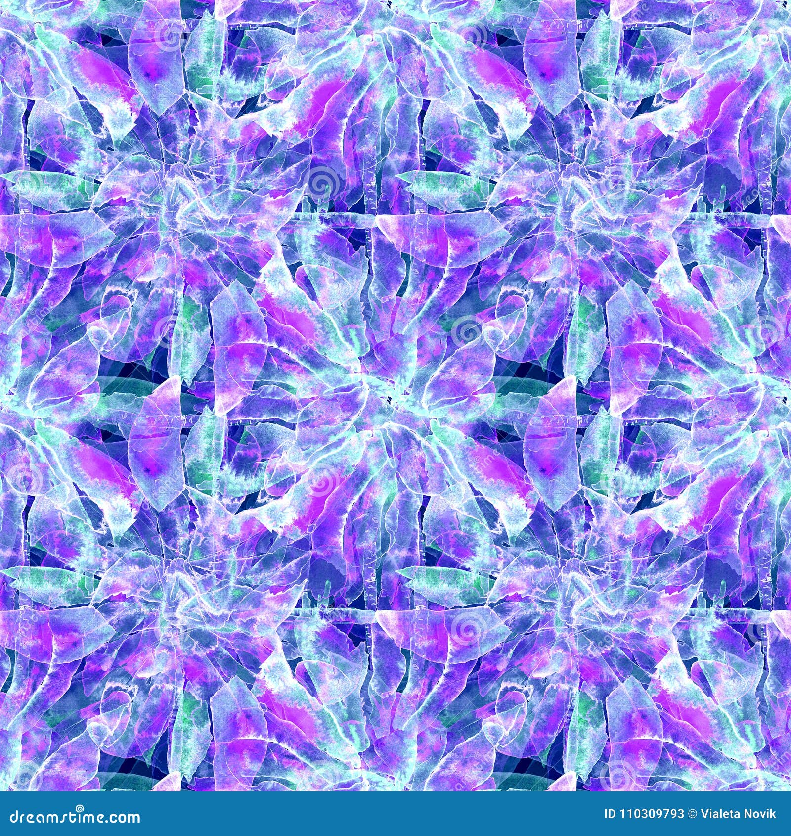 Patchwork Watercolor Seamless Pattern. Stock Image - Image of grunge ...