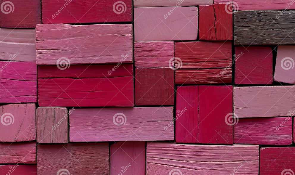 Patchwork of Wood Panels in Red Tones with Textured Textures Stock ...