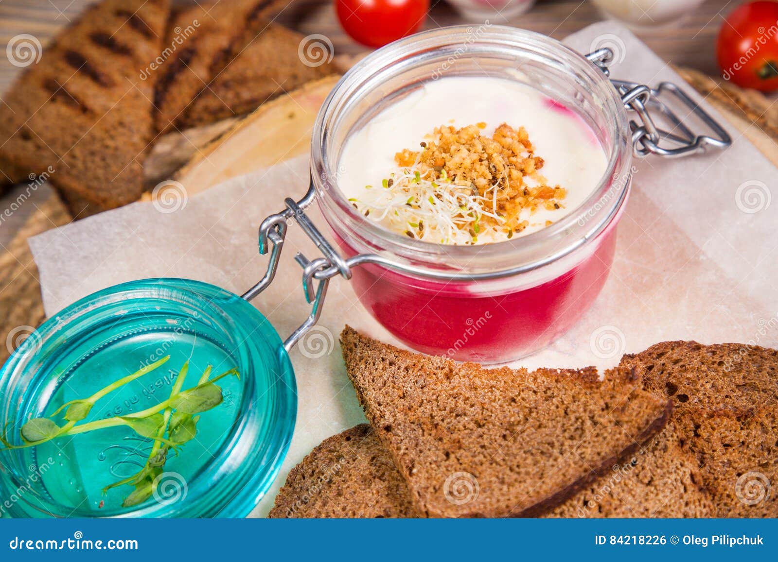 Pate with beetroot stock photo. Image of appetizer, dinner - 84218226