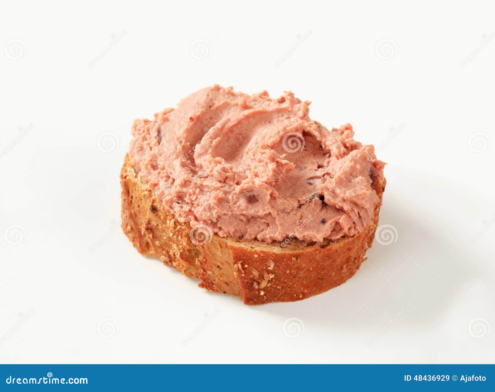 Pate canape stock image. Image of chicken, studio, food - 48436929