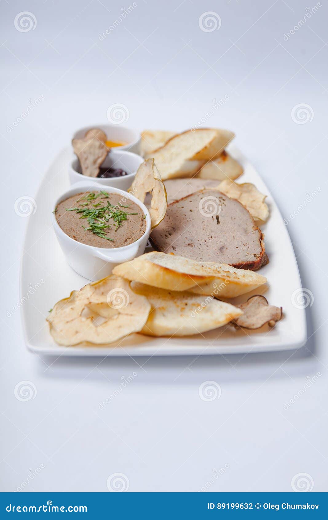 Pate. Liver. Assorted Pate on the Plate. Stock Photo - Image of green ...