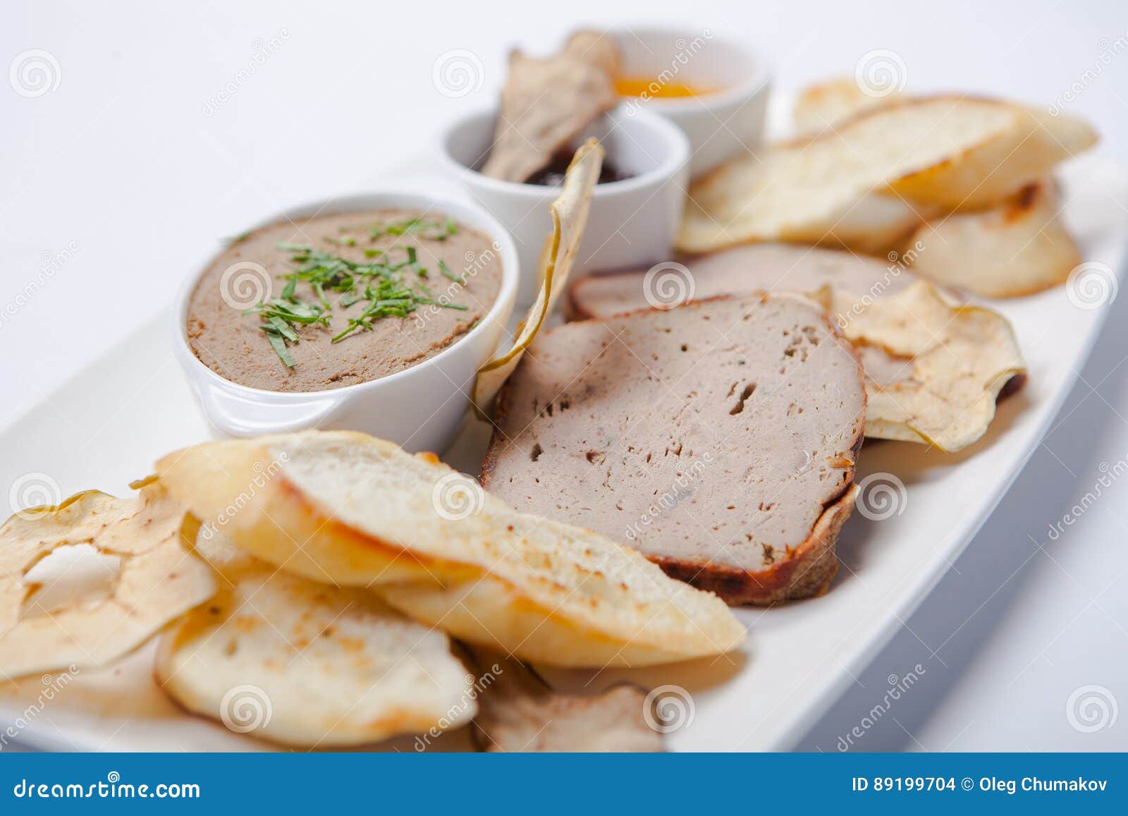 Pate. Liver. Assorted Pate on the Plate. Stock Photo - Image of bread ...