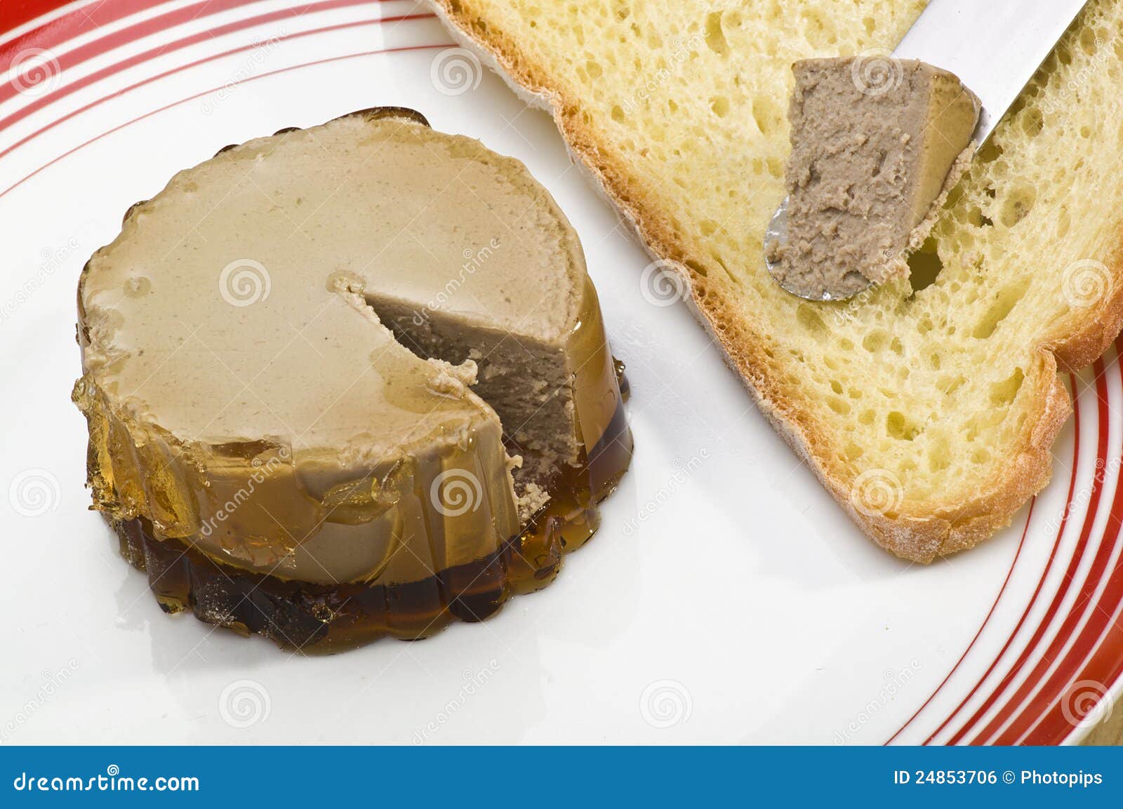 Pate of meat stock photo. Image of isolated, gourmet - 24853706