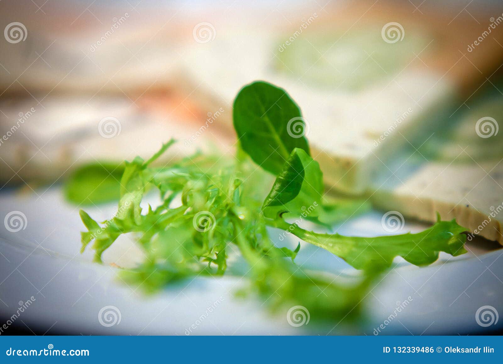 Pate roll with salad stock photo. Image of lunch, portion - 132339486