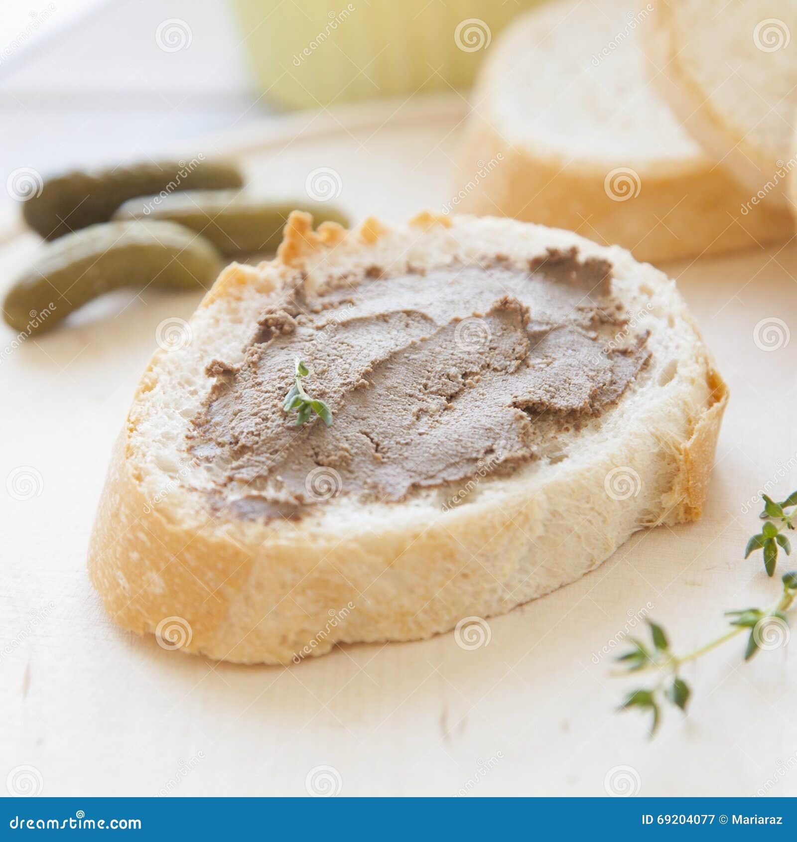 Pate 1 stock image. Image of pate, loaf, meal, french - 69204077