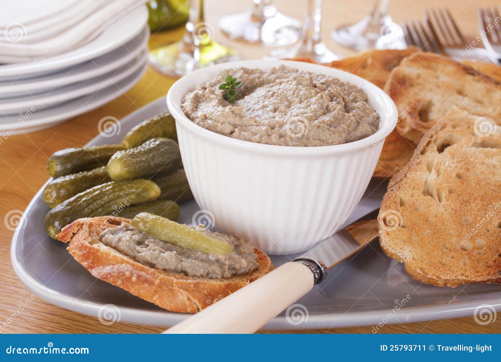 Pate with Toast stock image. Image of pate, chicken, buffet - 25793711
