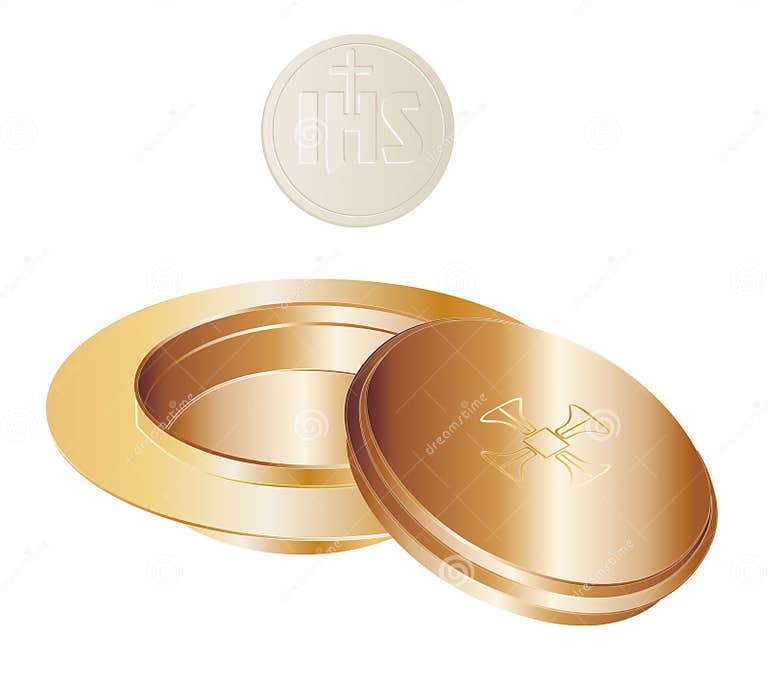 Paten stock vector. Illustration of gilded, catholics - 21789913