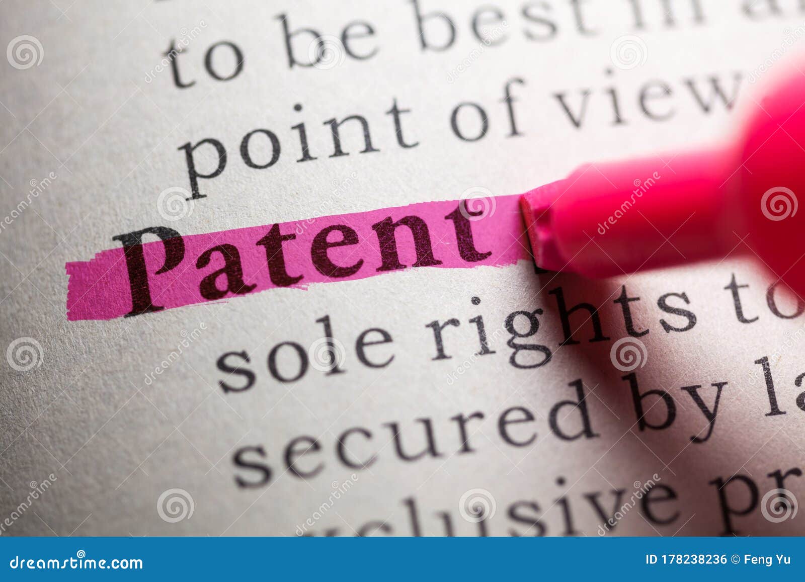Patent stock photo. Image of page, closeup, book, dictionary - 178238236