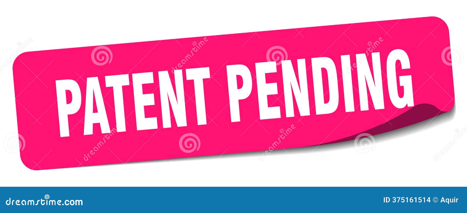 Patent Pending Sticker. Patent Pending Sign On Transparent Background ...