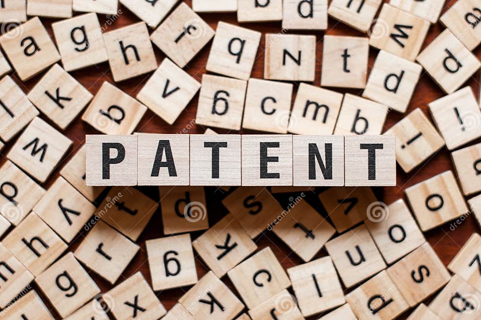 Patent word concept stock image. Image of information - 143746483