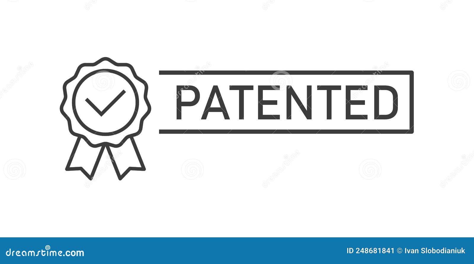 Patented Icon. Patented Product Award Icon Stock Vector - Illustration ...