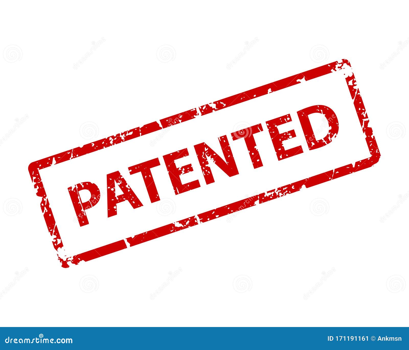 Patented Sign Sticker. Stamp Vector Texture Stock Vector - Illustration ...