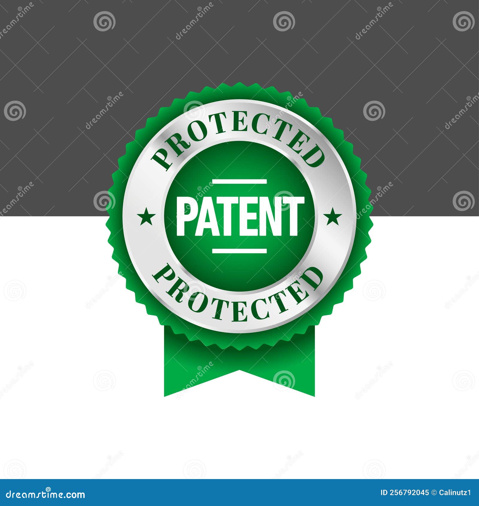 Patented Vector Round Icon Stamp Badge Stock Vector - Illustration of ...